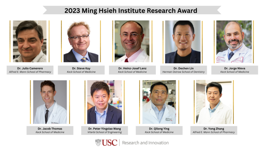 USC Announces 2023 Ming Hsieh Institute Research Award Recipients ...